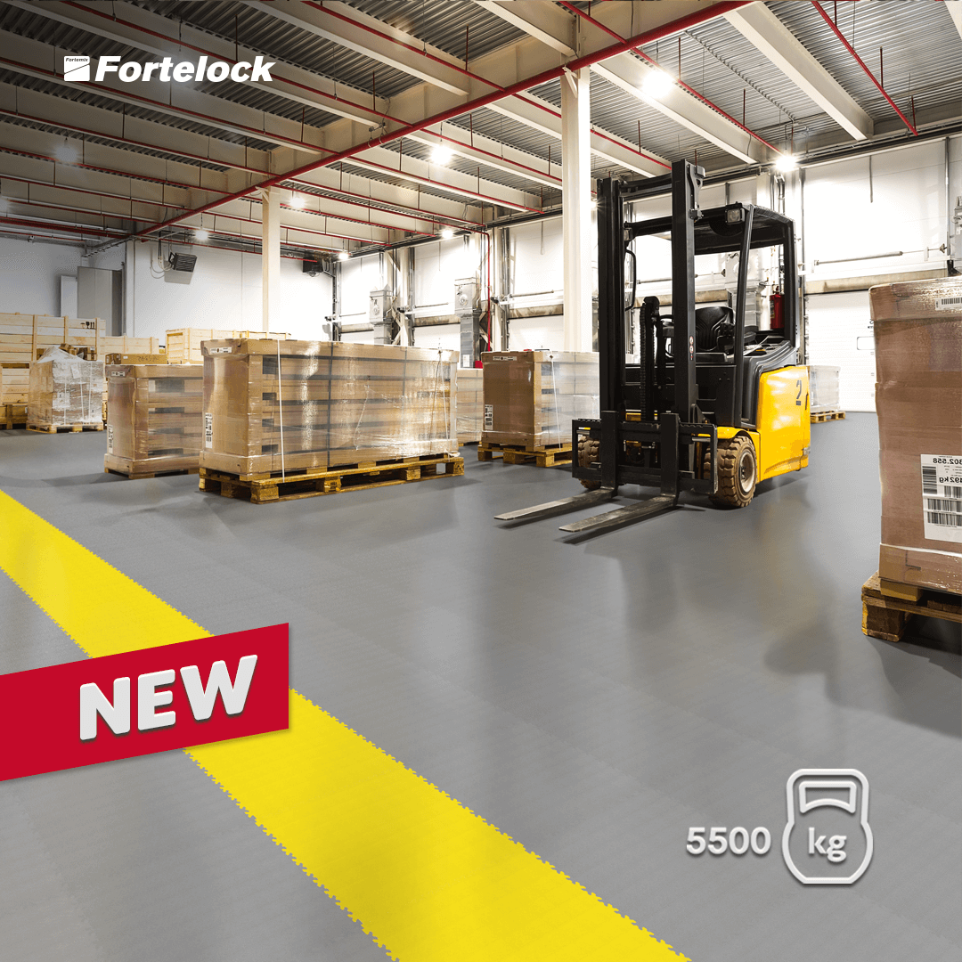 New Industry Ultra – tiles for heavy-duty industrial loads - Fortelock