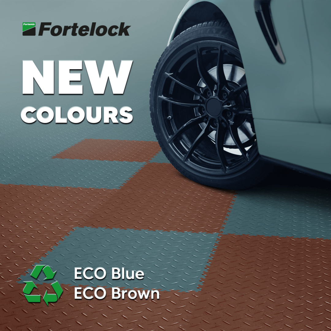 NEW – Fortelock PVC Tiles in New ECO Blue and ECO Brown Colours - Fortelock