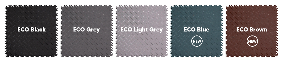 NEW – Fortelock PVC Tiles in New ECO Blue and ECO Brown Colours - Fortelock